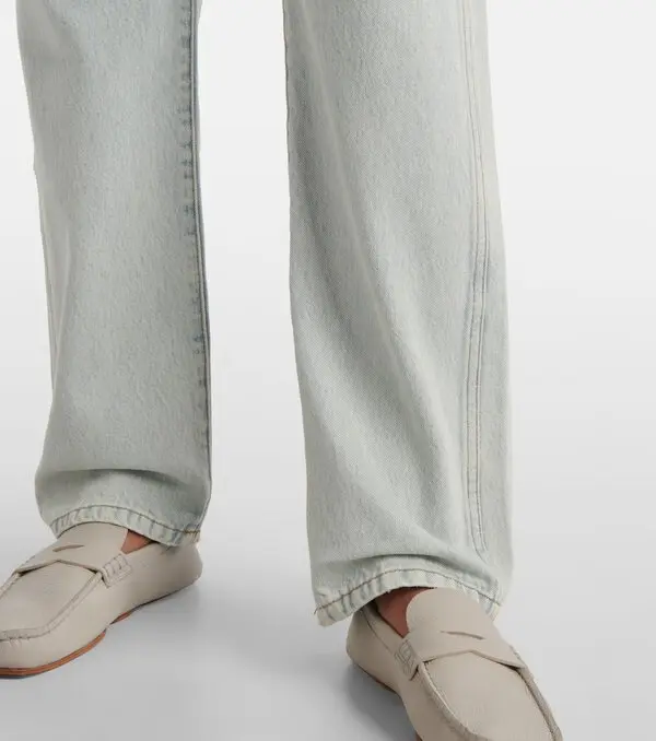 Khaite Callum Straight Leg Jeans - Blue