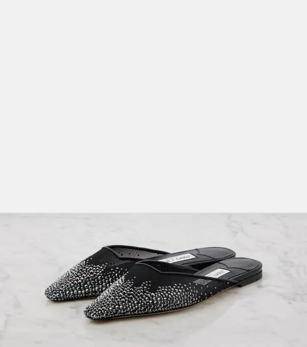 JIMMY CHOO Vivi Embellished Mules