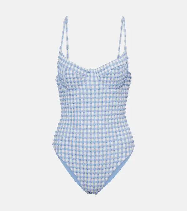 Simkhai Suni One Piece Swimsuit - Blue