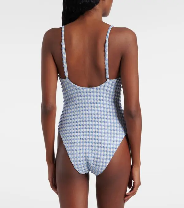 Simkhai Suni One Piece Swimsuit - Blue