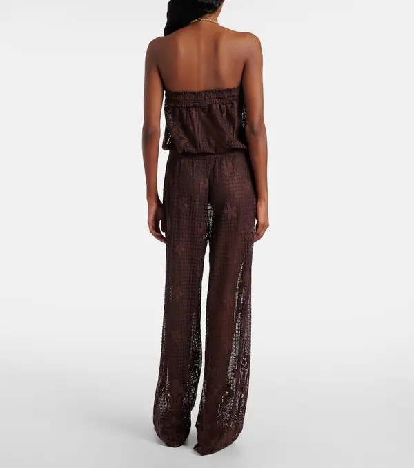 Melissa Odabash Viv Off-the-shoulder Jumpsuit - Brown
