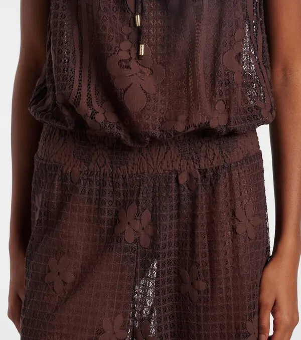 Melissa Odabash Viv Off-the-shoulder Jumpsuit - Brown