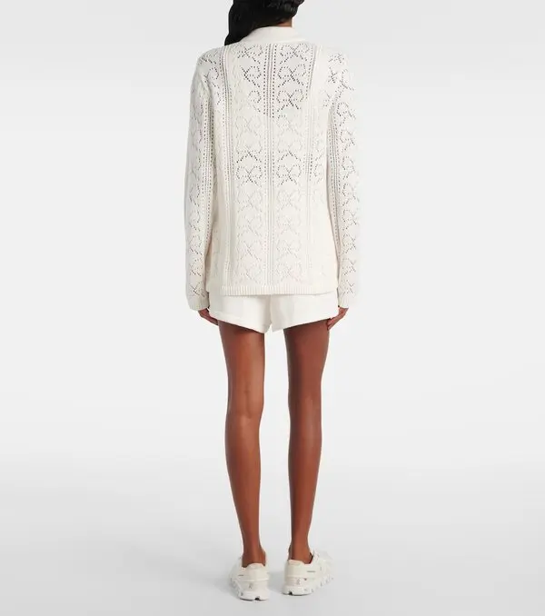 The Upside Lavalliere Malia Knitted Cotton Shirt