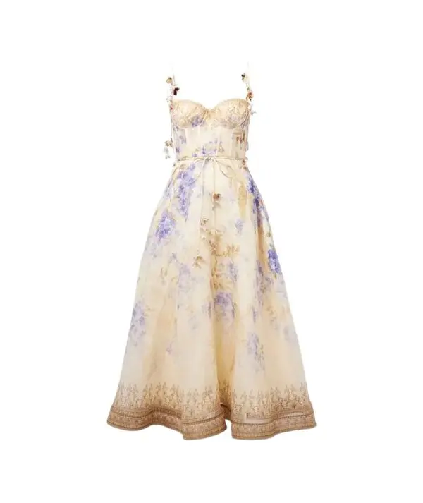 Zimmermann - Zimmermann Dawning Floral Midi Dress