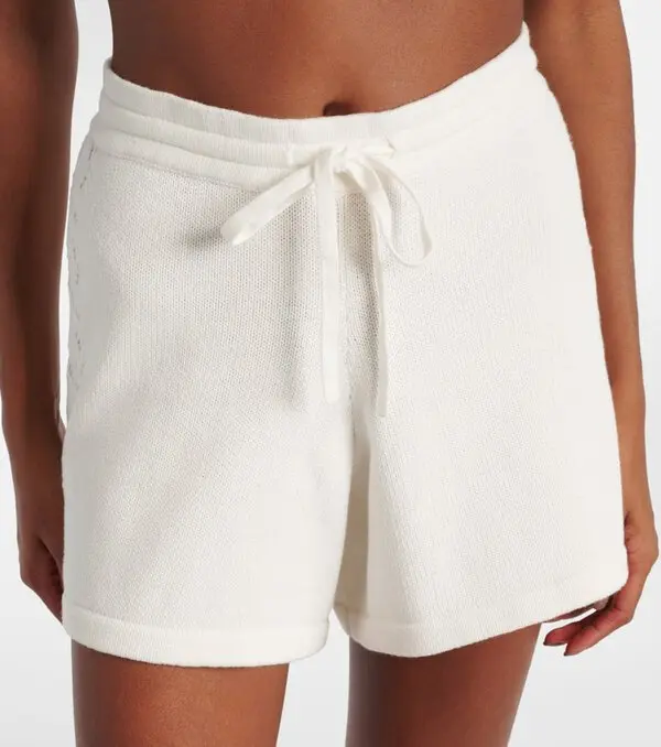 The Upside Lavalliere Rosie Knitted Cotton Shorts