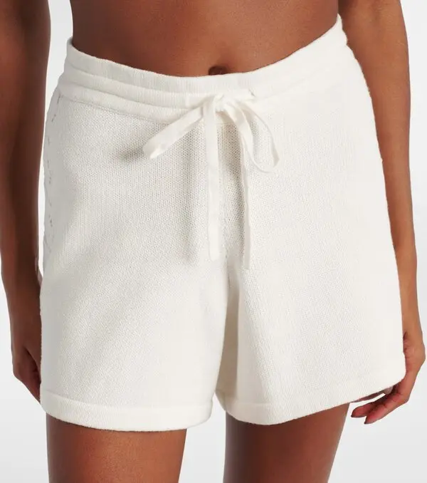 The Upside Rosie Knitted Cotton Shorts