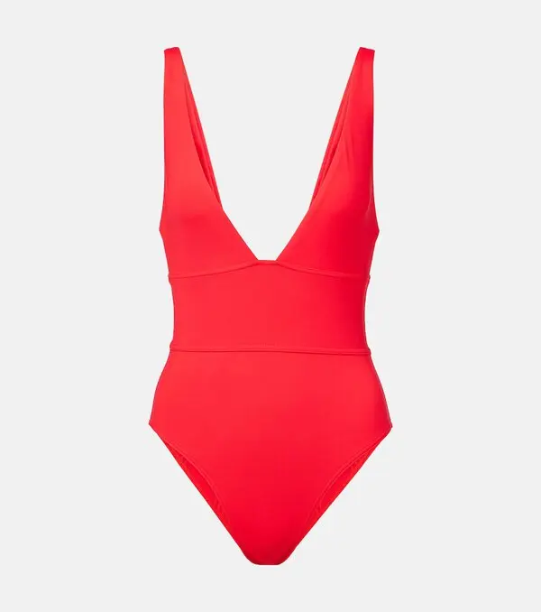 Melissa Odabash Caribbean One Piece Swimsuit - Red