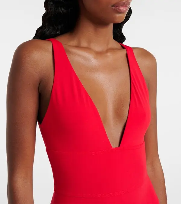 Melissa Odabash Caribbean One Piece Swimsuit - Red