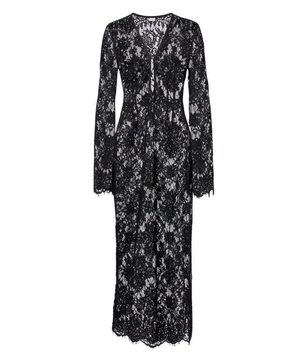 BANANHOT Millie Lace Maxi Dress - Black