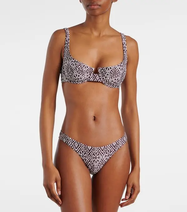 Melissa Odabash Milan Bikini Top - Brown