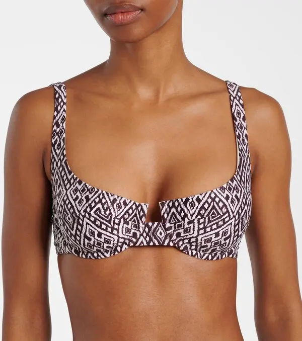 Melissa Odabash Milan Bikini Top - Brown