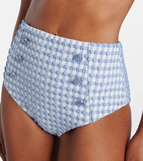 Simkhai Ginger Gingham Bikini Bottom