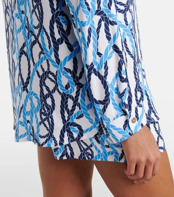 Melissa Odabash Millie Printed Shirt - Blue