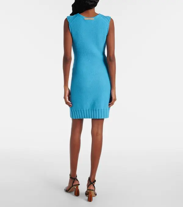 jw anderson blue mini dress JW ANDERSON Navy Women's Short Dress