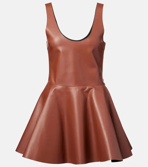 chinese dress ladies It's Your Night Cut-Out Leather Midi Dress – VICI main image 1