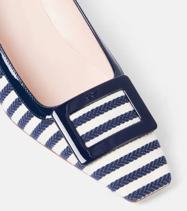 ROGER VIVIER Belle Vivier Striped Pumps