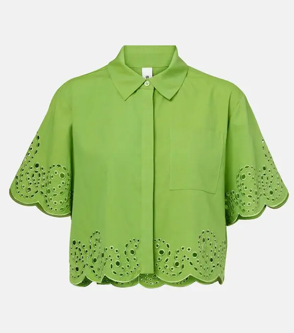 Simkhai Keyla Broderie Anglaise Top