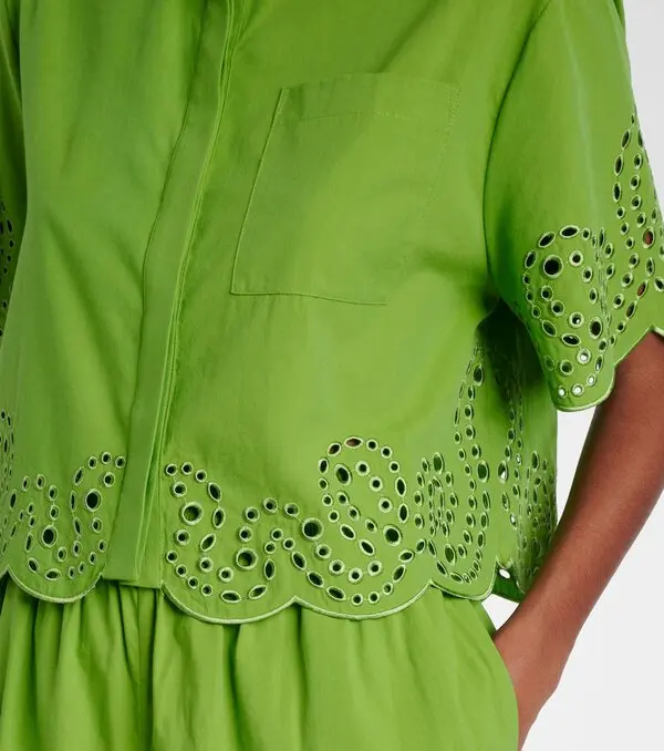 Simkhai Keyla Broderie Anglaise Top