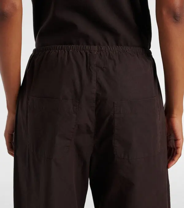 LESET Kyoto Cotton Wide-leg Pants - Brown