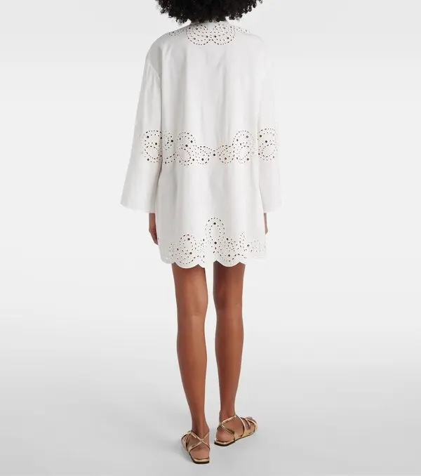 Simkhai Sarina Broderie Anglaise Minidress