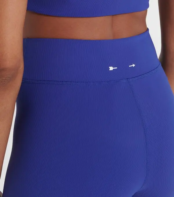 The Upside Carnaby Logo Mid-rise Leggings - Blue