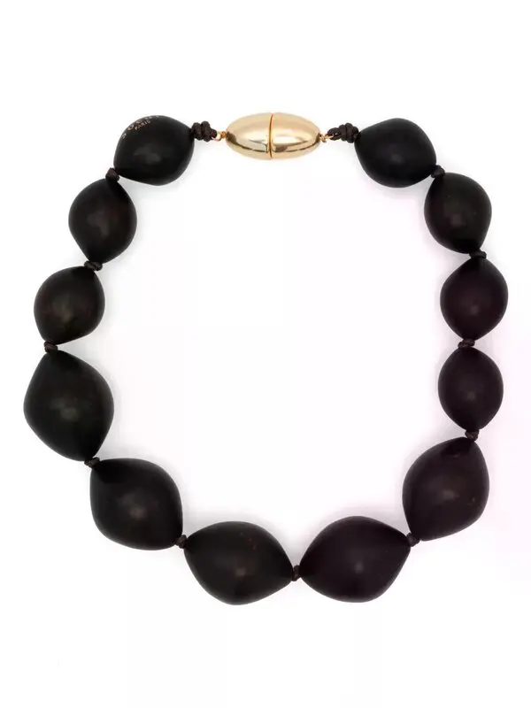 Soeur Zamia Beaded Necklace - Brown