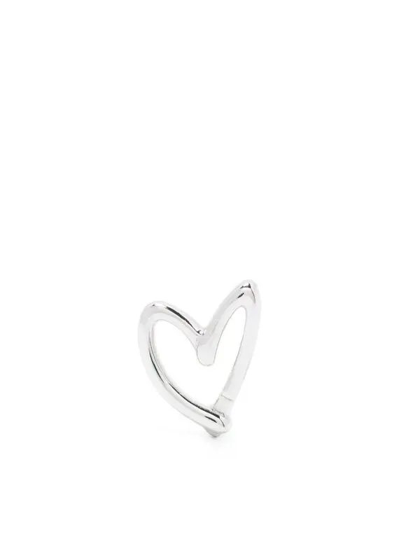AGNÈS B. Logo Stud Earring - Silver