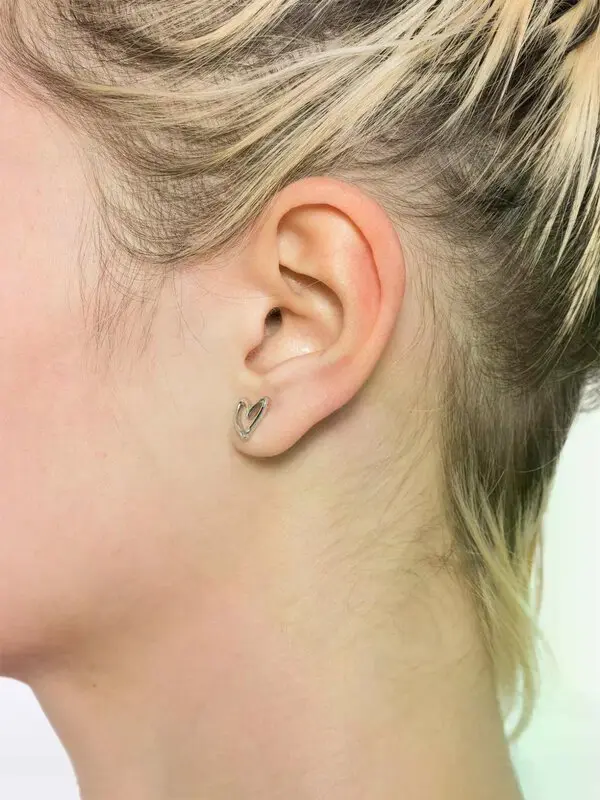 AGNÈS B. Logo Stud Earring