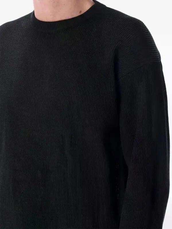 Auralee Ribbed Sweater - Black