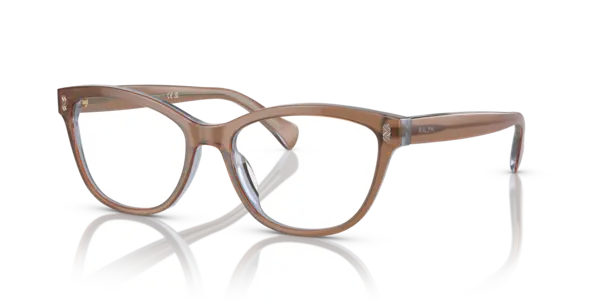Ralph Lauren Ra7152u Eyeglasses - Transparent Brown On Blue