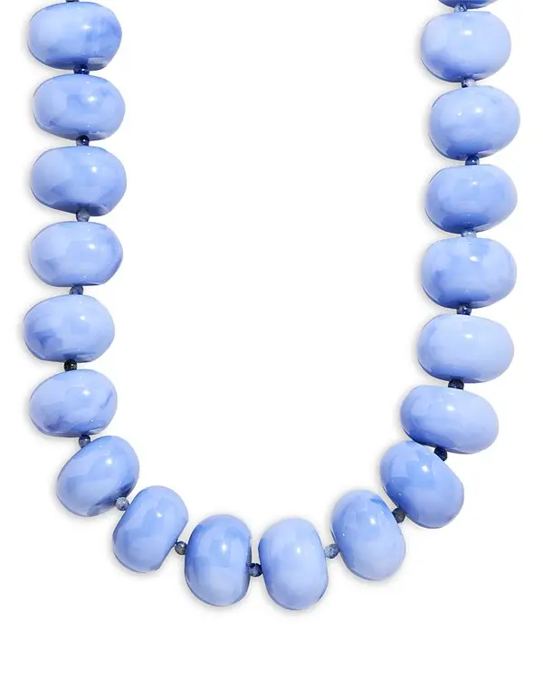 Baublebar Mildred Beaded Necklace - Light Blue