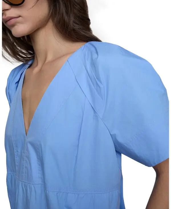 Rebecca Minkoff Vera Tiered Mini Dress - Azure