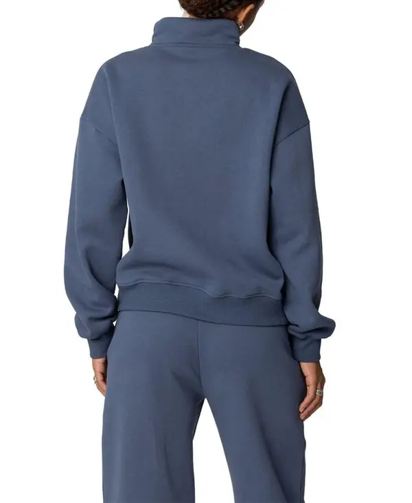 EDIKTED Quarter Zip Sweatshirt