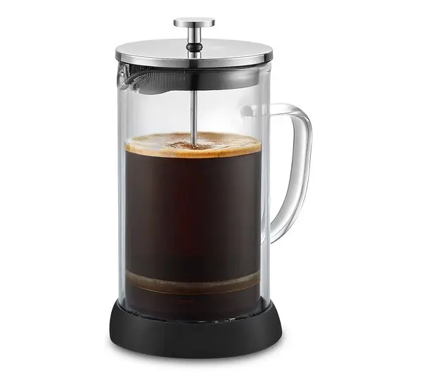 ELITE Cuisine 4 Cup French Press Glass Coffee M Aker - One-color