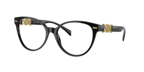 Versace Ve3334 Cat-eye Eyeglasses - Black