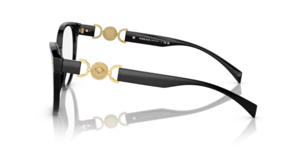Versace Ve3334 Cat-eye Eyeglasses - Black