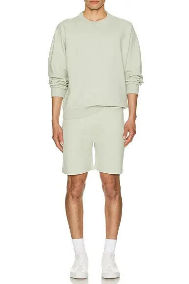 Theory Light Bilen Sweatshort - Light Greenstone
