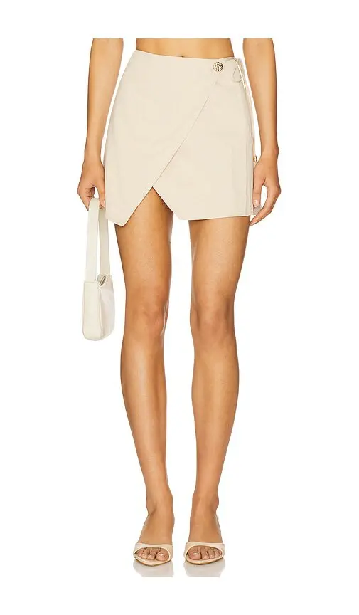 SNDYS. Emilie Wrap Skirt - Cream