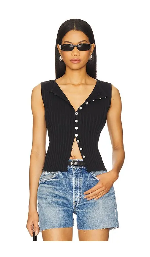 Free People Tilly Vest - Black