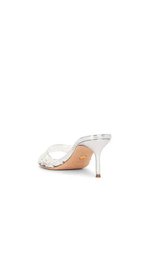 Veronica Beard Tia Jelly Heel - Clear & Silver