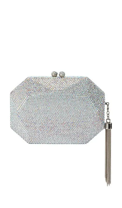 OLGA BERG Matty Crystal Clutch - Aurora