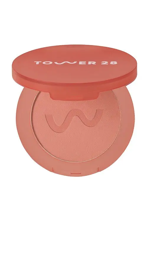TOWER 28 Getset Blur + Set Matte Powder Blush - Long Beach Iced Tea