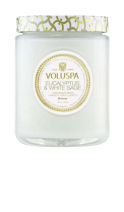 Voluspa Eucalyptus & White Sage Large Jar Candle - N,a