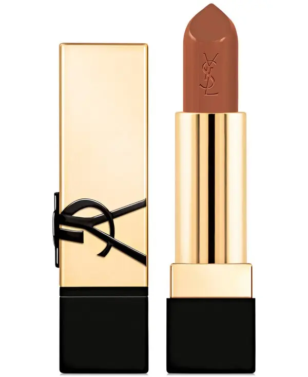 Saint Laurent Rouge Pur Couture Satin Lipstick N1 Beige Trench - N11 Brun Caftan - Caramel Brown
