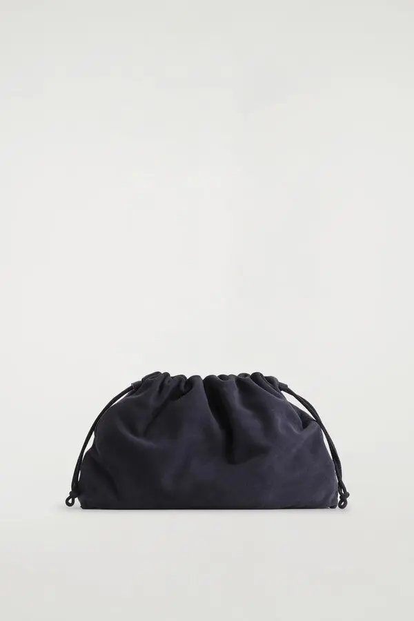 Cos Mini Cavatelli Clutch Bag - Navy - 25% Off | Editorialist