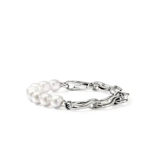 John Hardy Surf Pearl Bracelet - Sterling Silver