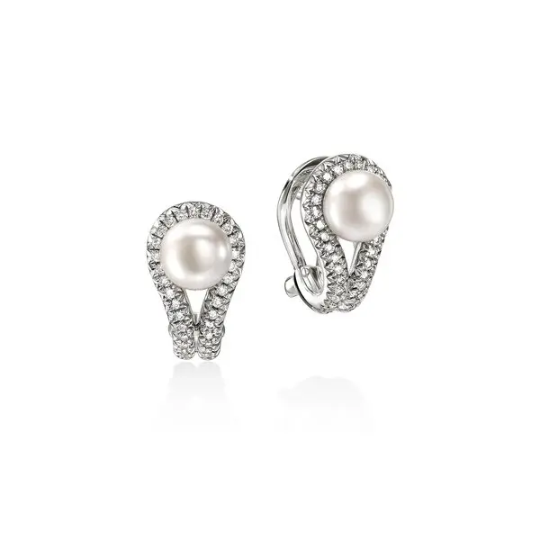 John Hardy Surf Pearl Stud Earrings - Sterling Silver