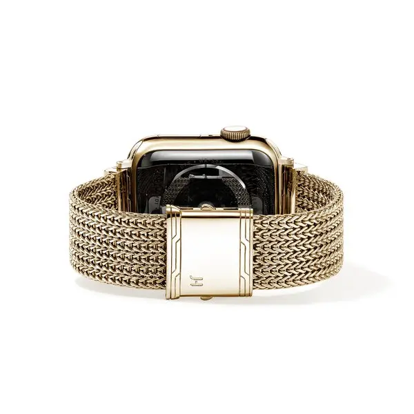 John Hardy Diamond And Smartwatch Strap - Gold