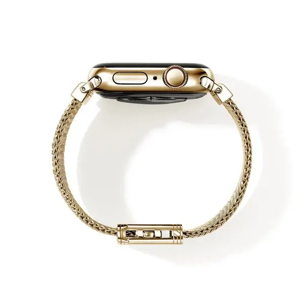 John Hardy Diamond And Smartwatch Strap - Gold