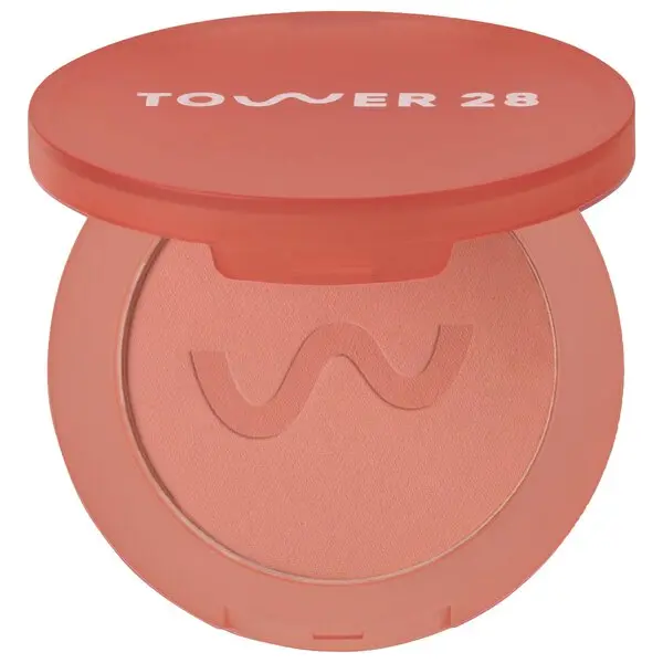 TOWER 28 Getset Blur + Set Matte Powder Blush - Long Beach Iced Tea